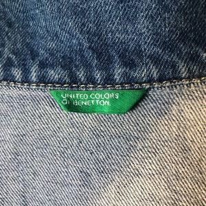 United Colors Of Benetton | Jackets & Coats | Hand Painted United ...